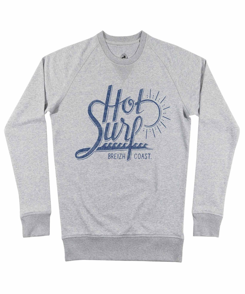 Sweat Hot Surf - Coupe Homme | Grafitee