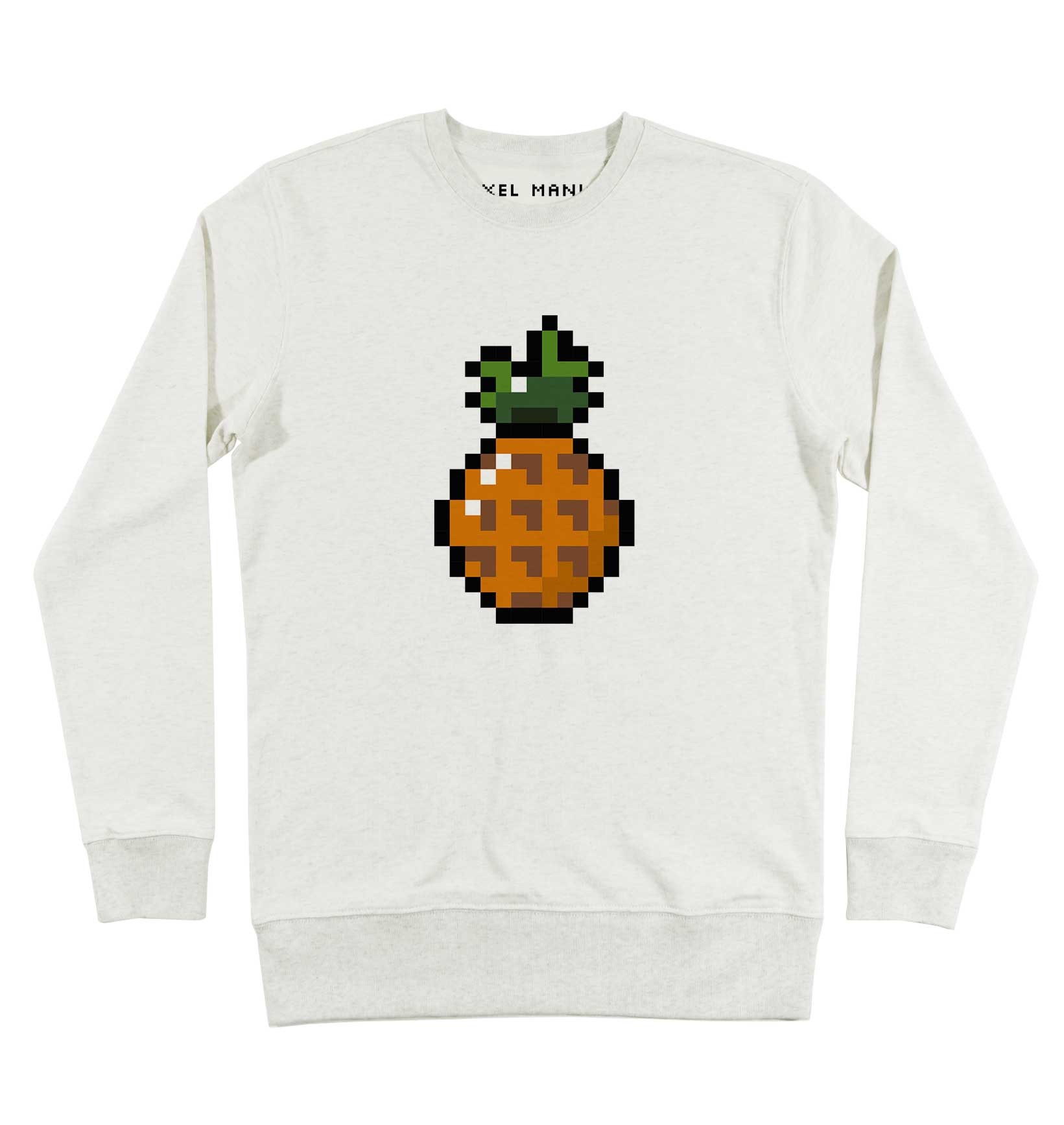 Sweat Pixel Ananas - Sweatshirt Imprimé Ananas en Pixel Art | Grafitee